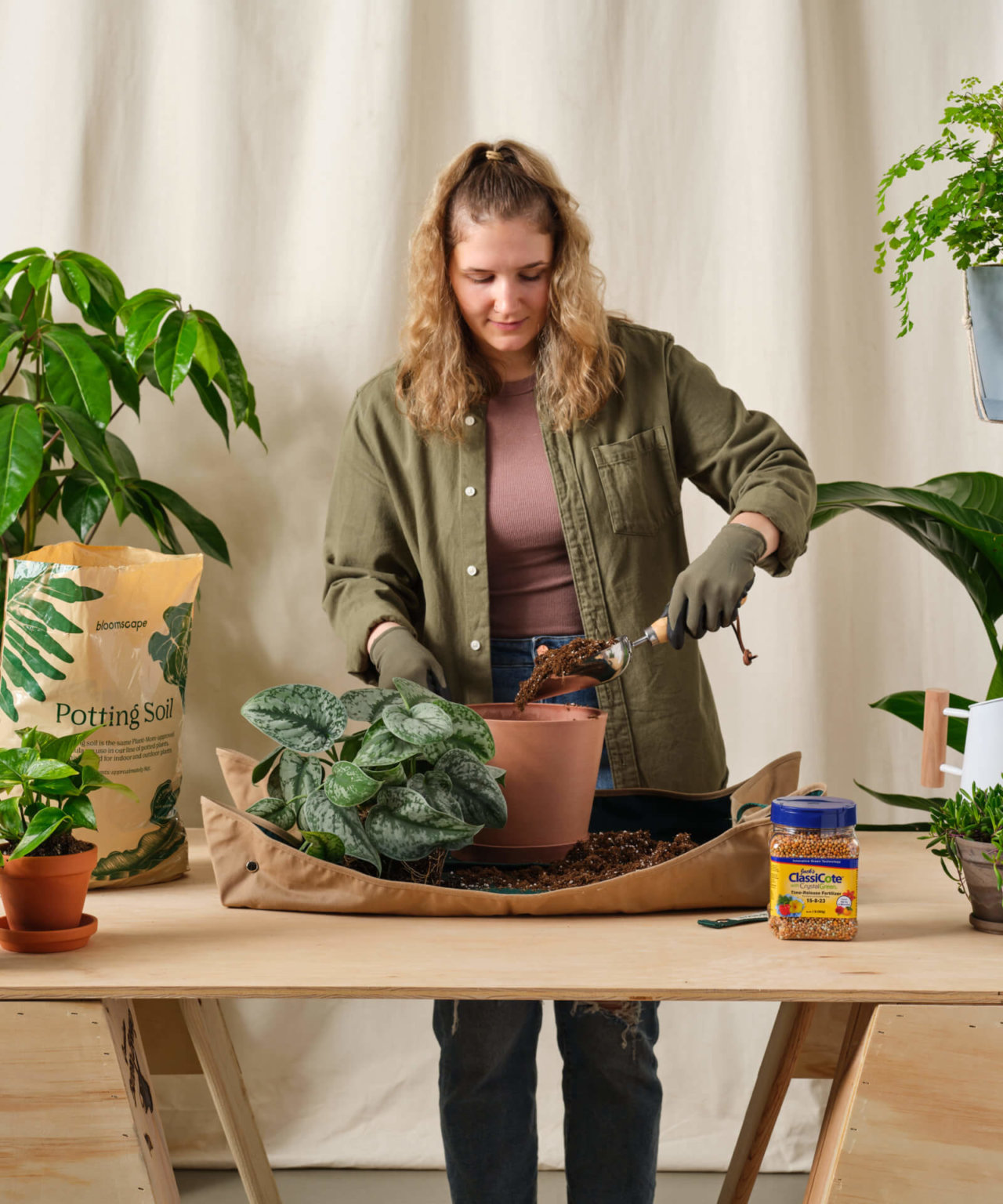Buy Repotting Kit with 10” Pot and Soil for Indoor Plants | Bloomscape