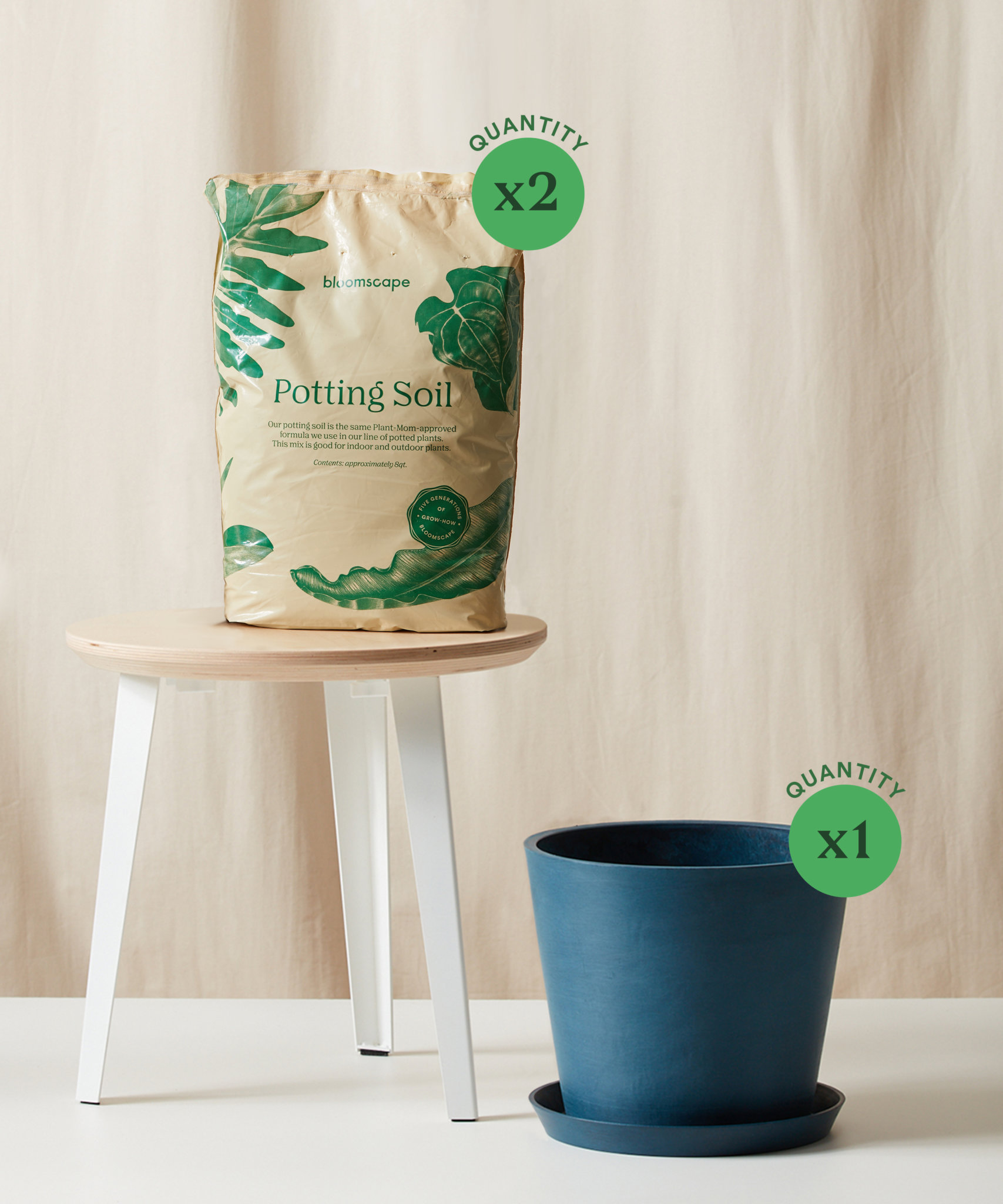 Buy Ecopots Round Pot - 12" | Bloomscape